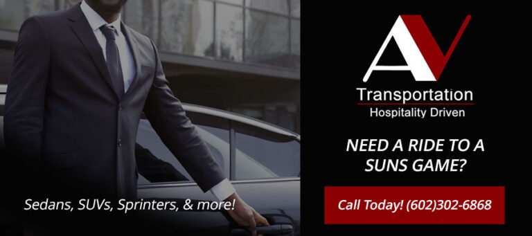Luxury Transportation for Phoenix Suns Basketball Games